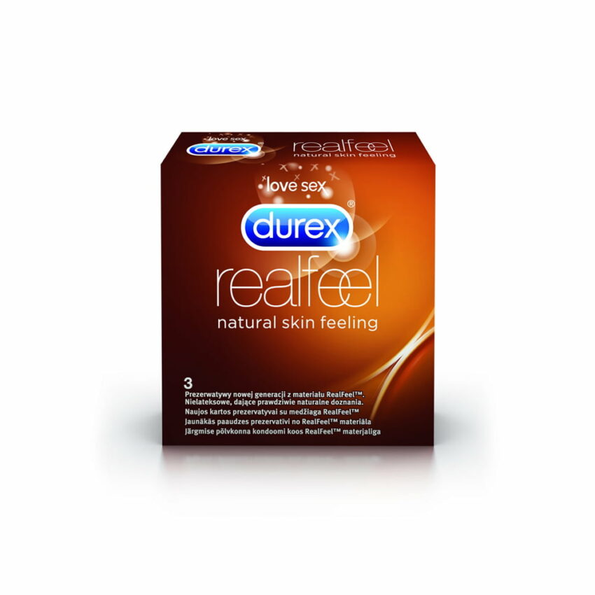 DUREX Real Feel prezervatīvi, 3 gab. | Medplaza